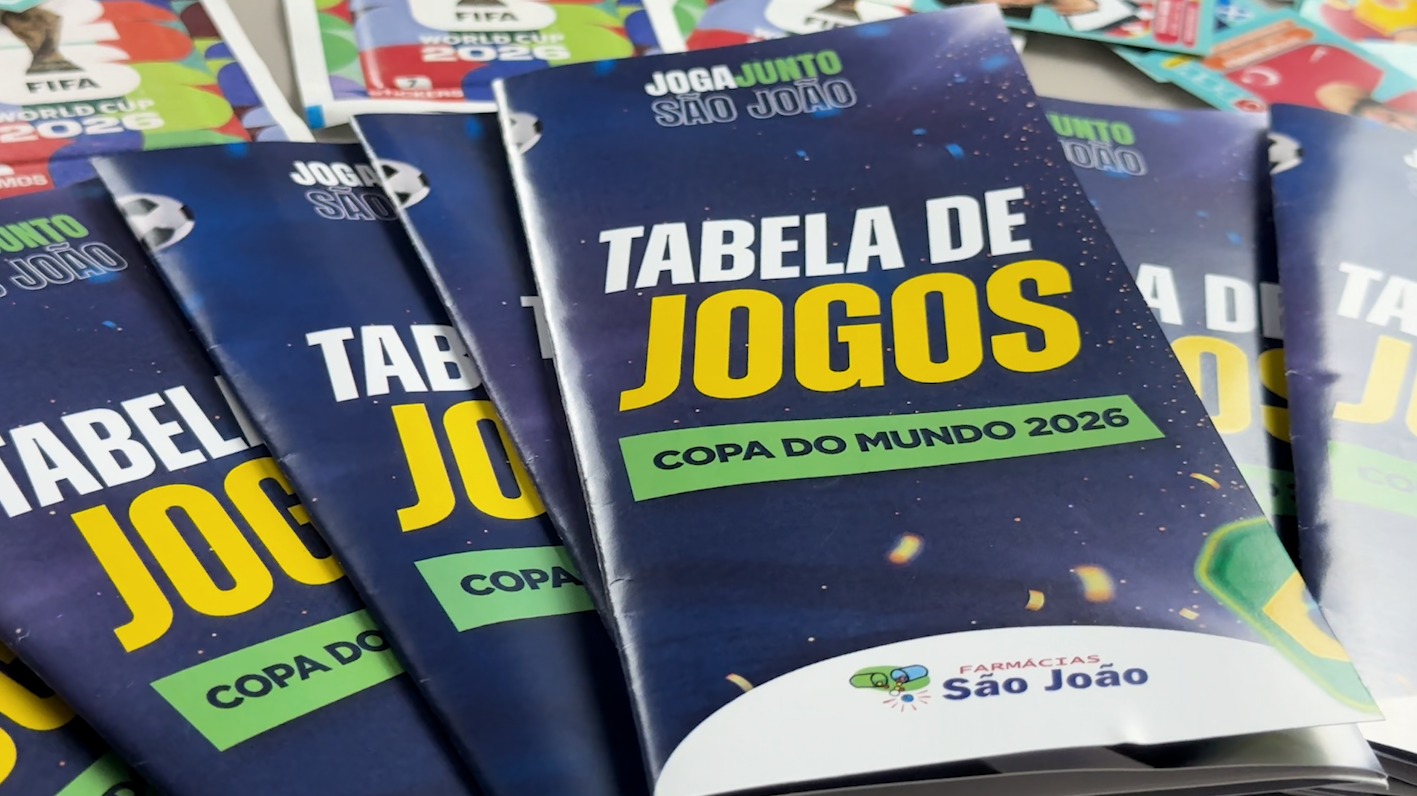 Rede de Farmácias São João lança tabela da Copa do Mundo FIFA 2026 e ...